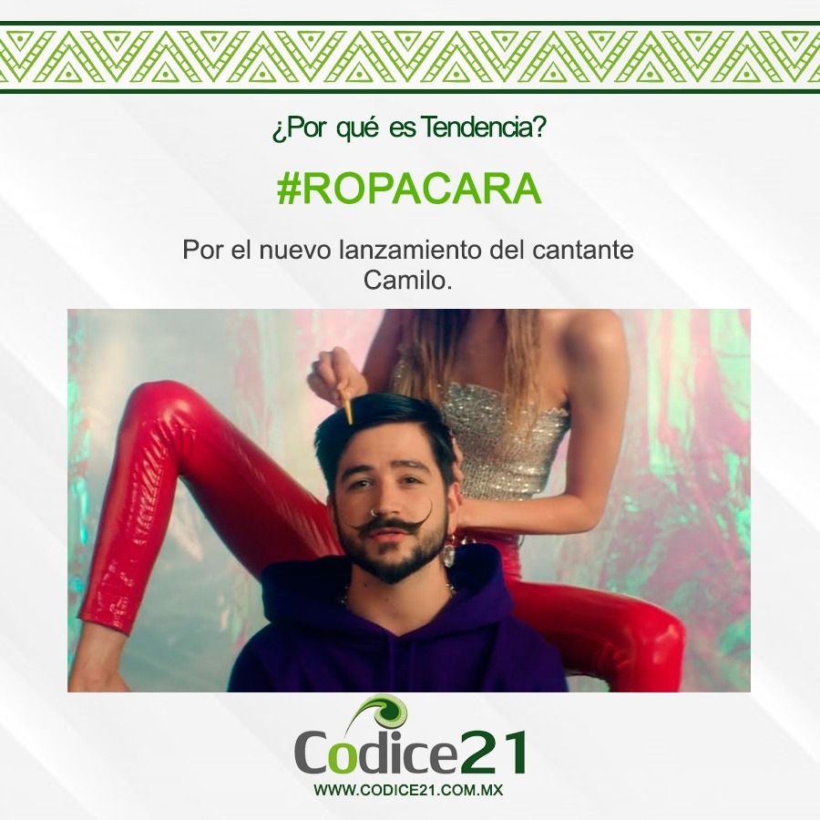 El cantante Camilo es tendencia por su nuevo lanzamiento Ropa Cara